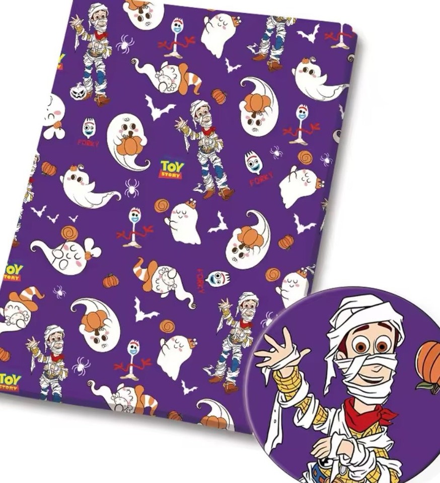 Disney Halloween Toy Story Woody Forky polyCotton Fabric Half Yard (18 ...