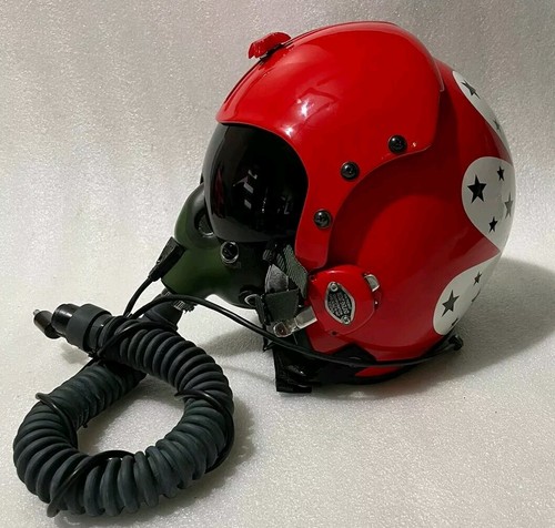 SIZE XL-XXL HGU-33 THUNDERBIRD FIGHTER PILOT HELMET W/OXYGEN MASK ...