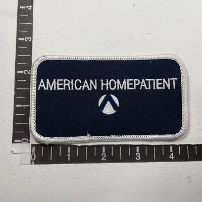 AMERICAN HOMEPATIENT Home Patient Advertising Patch Recycled From ...