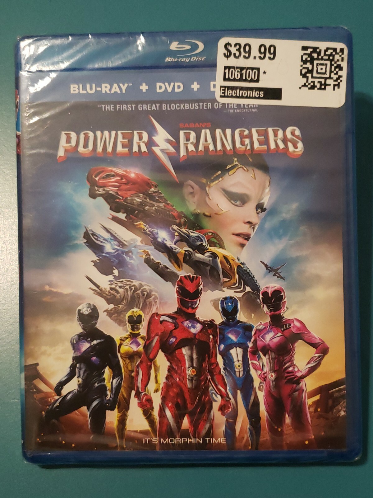 Saban's Power Rangers Blu-ray/DVD/Digital, 2-Disc Set New SEALED ...