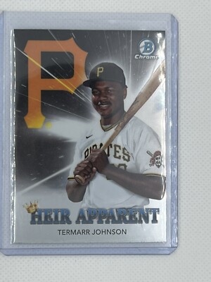 2022 Temarr Johnson Bowman Chrome Draft Heir Apparent Pittsburgh ...