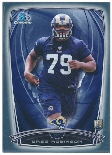 Greg Robinson - St. Louis Rams - 2014 Bowman Chrome Football - RC ...