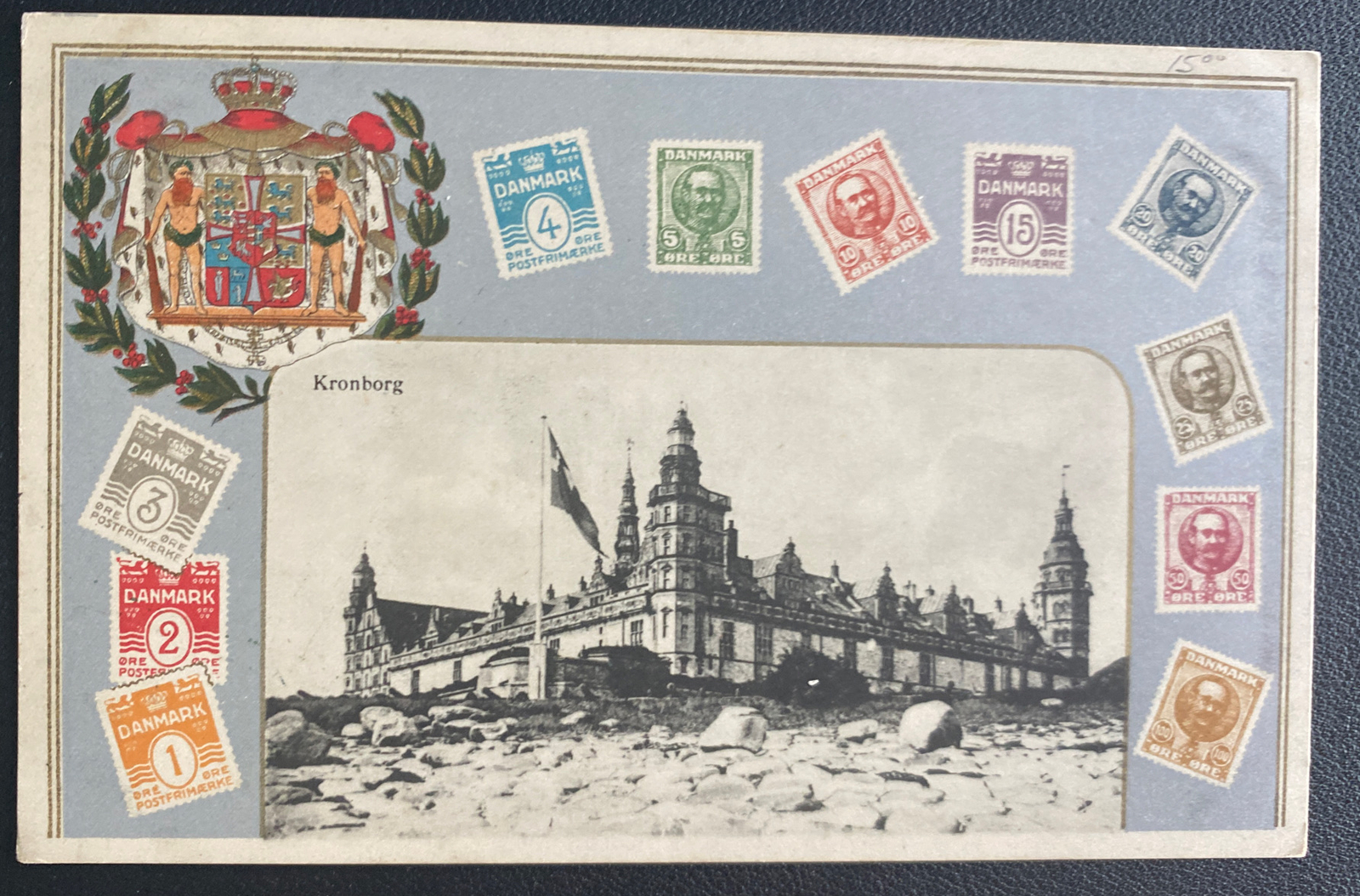 Mint Denmark Picture Stamp On Stamp Postcard Kronborg | eBay