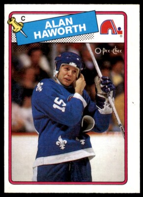 1988-89 O-Pee-Chee Alan Haworth . Quebec Nordiques #131 | eBay