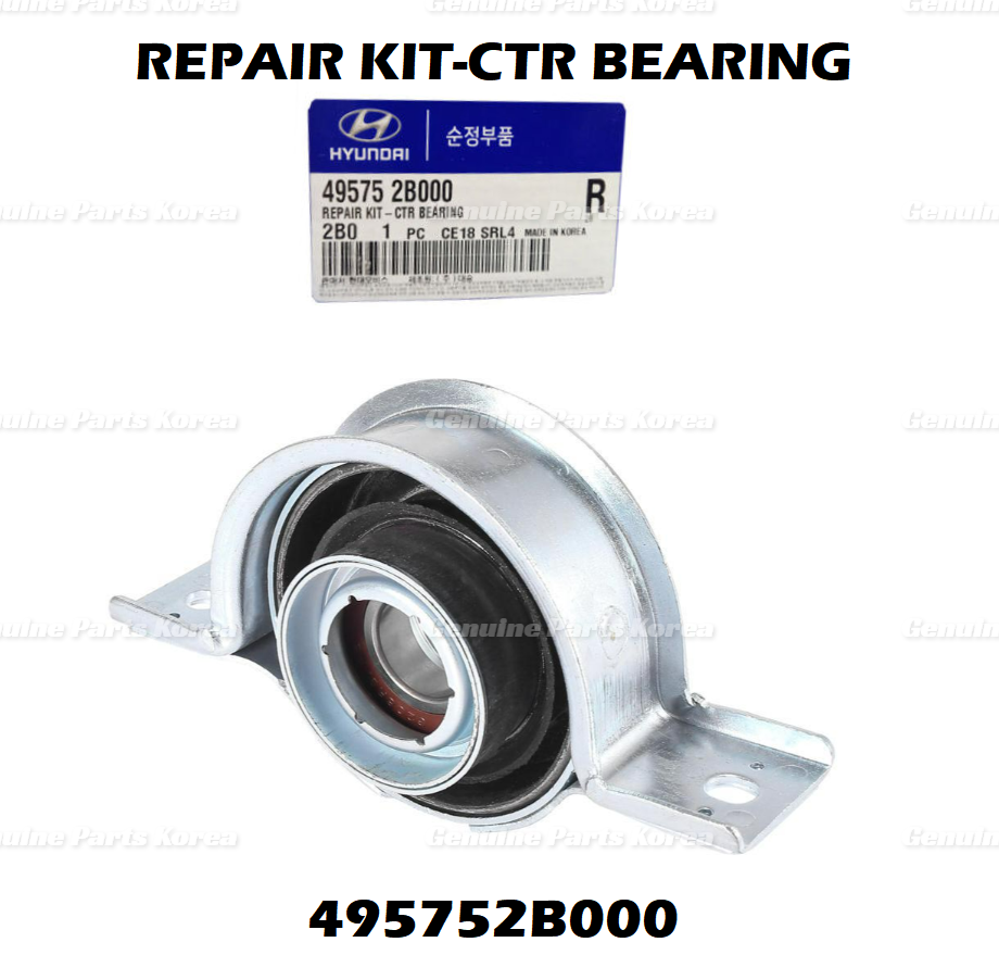 ⭐Genuine⭐ Center Bearing Kit 495752B000 for Hyundai Santa Fe 2005-2009 ...
