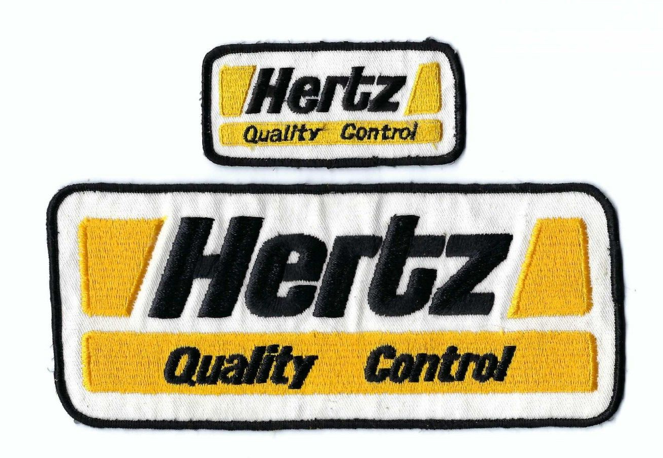 Hertz Quality Control Patch 1-7/8in x 3-3/4in and 3-1/2in x 8-1/2in ...