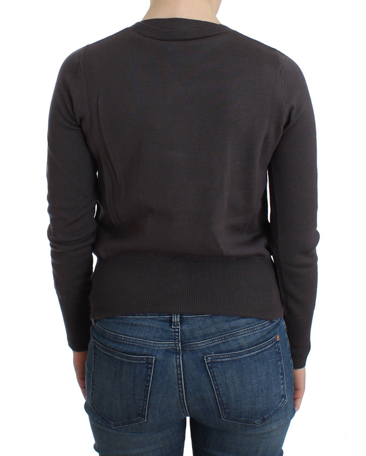 John Galliano Purple Wool Sequined Cardigan Knit Women's Sweater ...