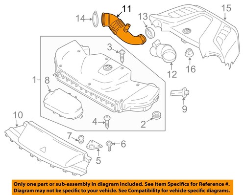BMW OEM 14-19 X5,X6 Engine Air Intake-Outlet Duct 13717638568 | eBay