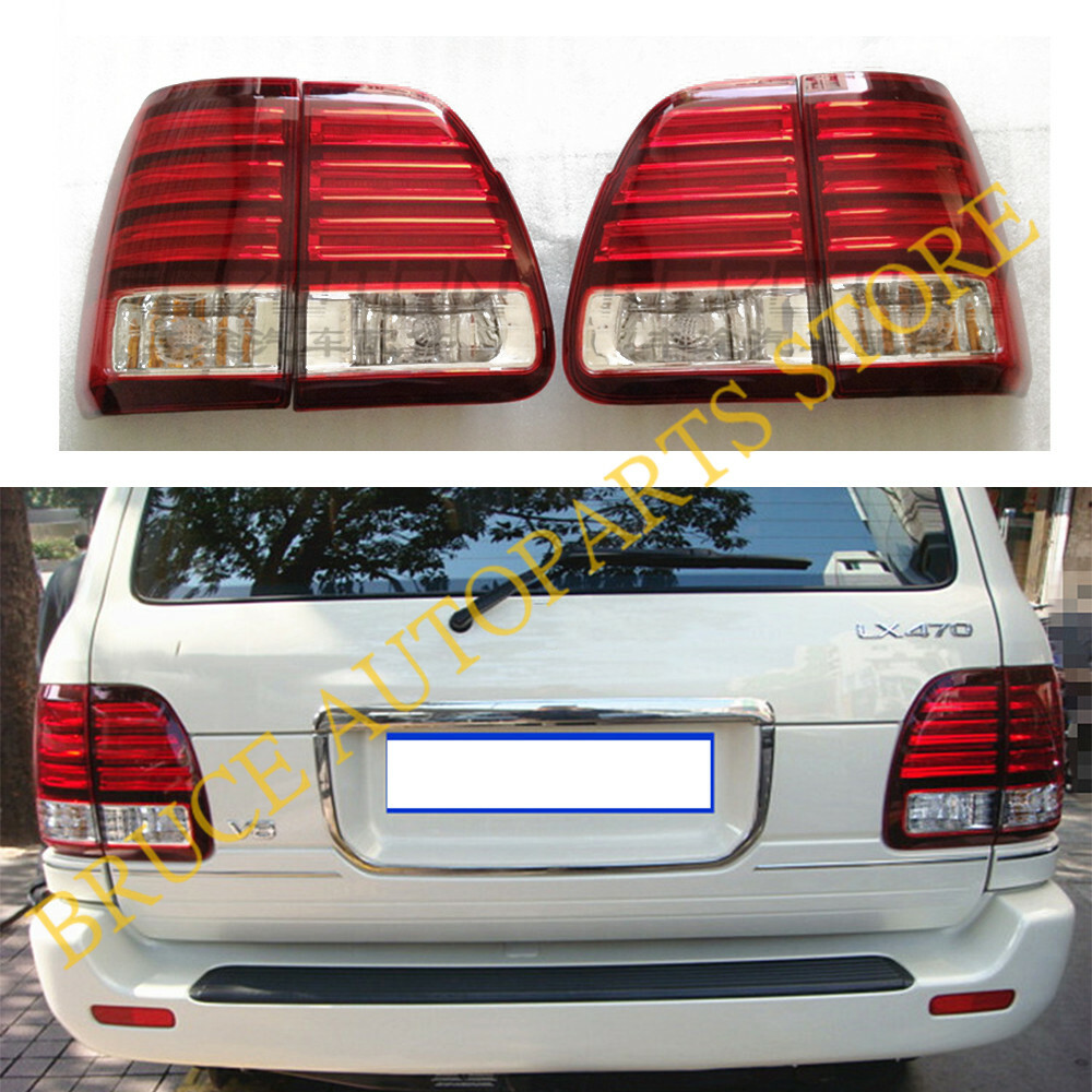 For Lexus LX470 2003 2004 2005 LED Type Rear Tail Lights Lamps 1Set of ...