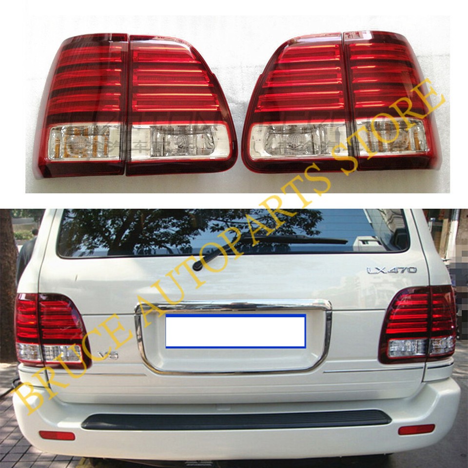 For Lexus LX470 2003 2004 2005 LED Type Rear Tail Lights Lamps 1Set of ...