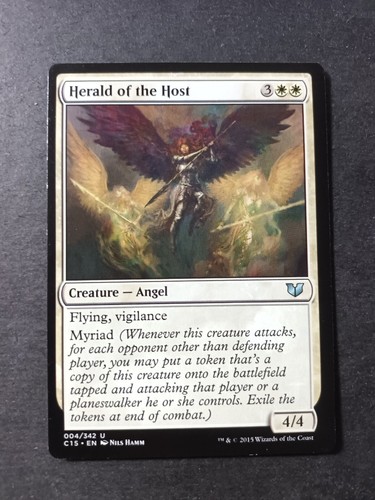 MTG (Magic the Gathering) 1x Herald of the Host (Commander) x1 | eBay UK