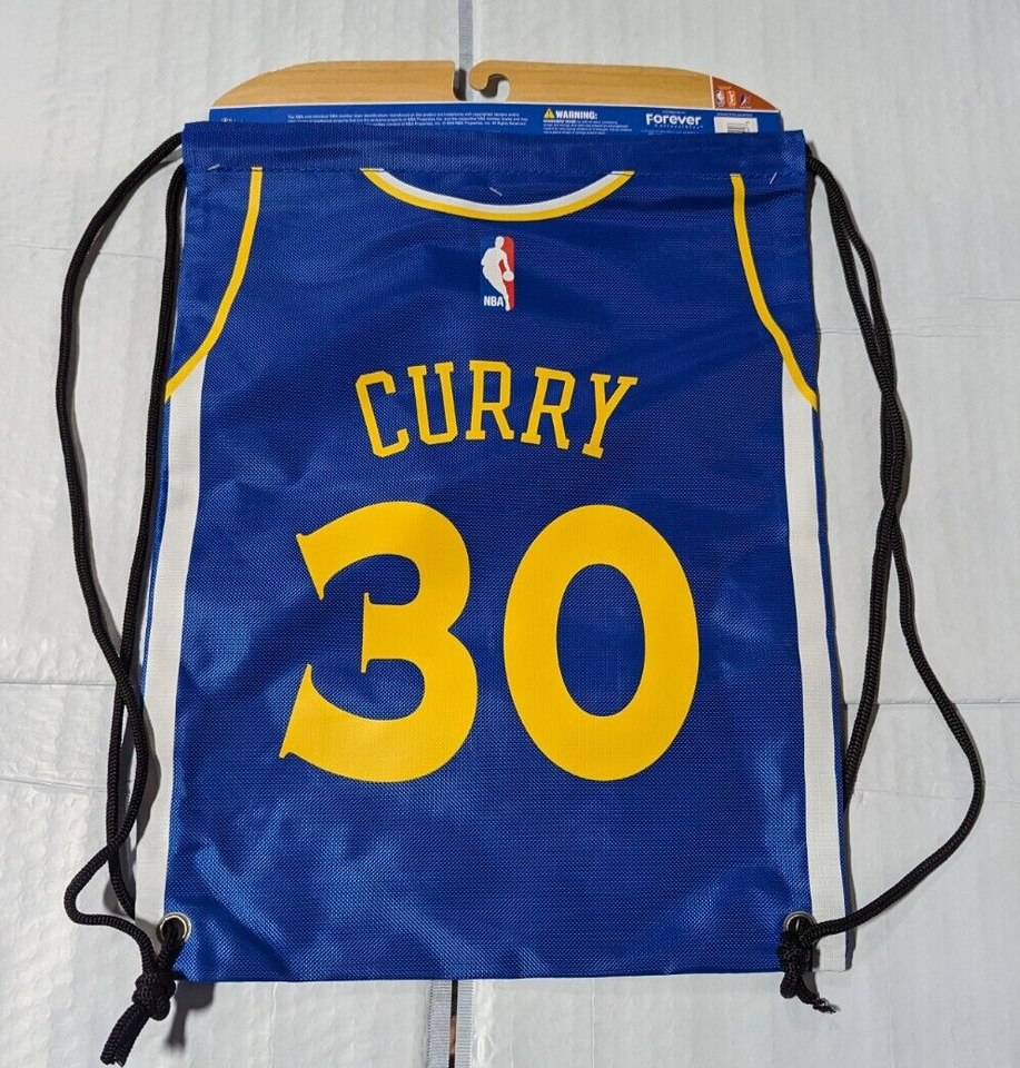 Stephen Steph Curry #30 Warriors Jersey Cinch Drawstring Back pack sack ...
