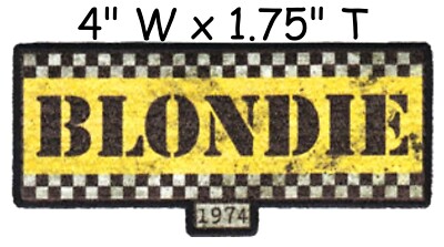 Blondie Band Music Vintage Retro Iron on Patch Rock Applique 80s ...