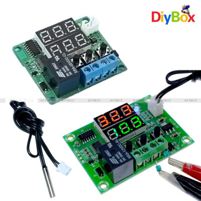 W1219 12V/5V Dual LED Digital Thermostat Temperature Controller Switch ...