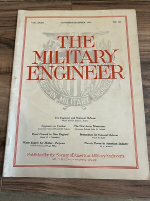 WW2 THE MILITARY ENGINEER Magazine November - December 1940 FREE US ...