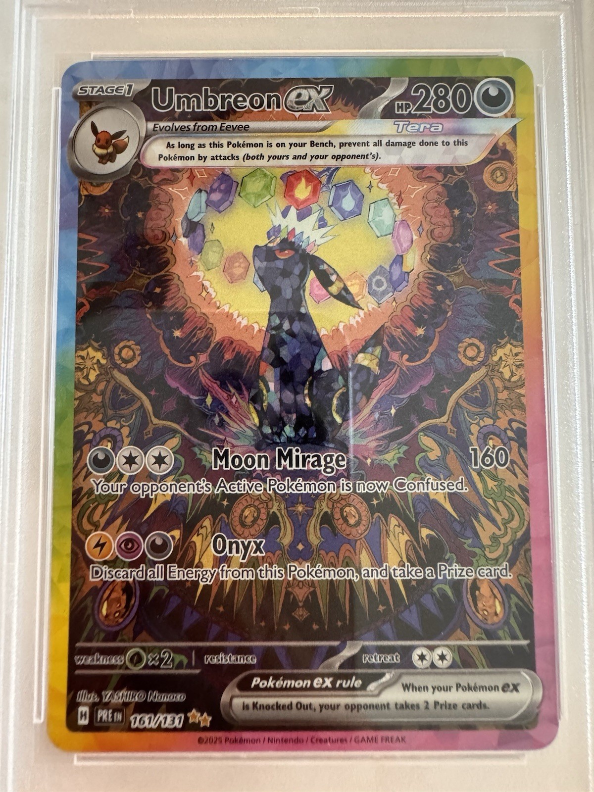 Umbreon ex 161/131 Sv: Prismatic Evolutions Holo for sale online | eBay