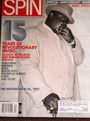 Spin Magazine 15 Year Anniversary 1985-2000 | eBay
