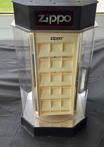 Vintage 1970s80s Zippo Lighters 60 Rotating Motorized Lighted Display ...