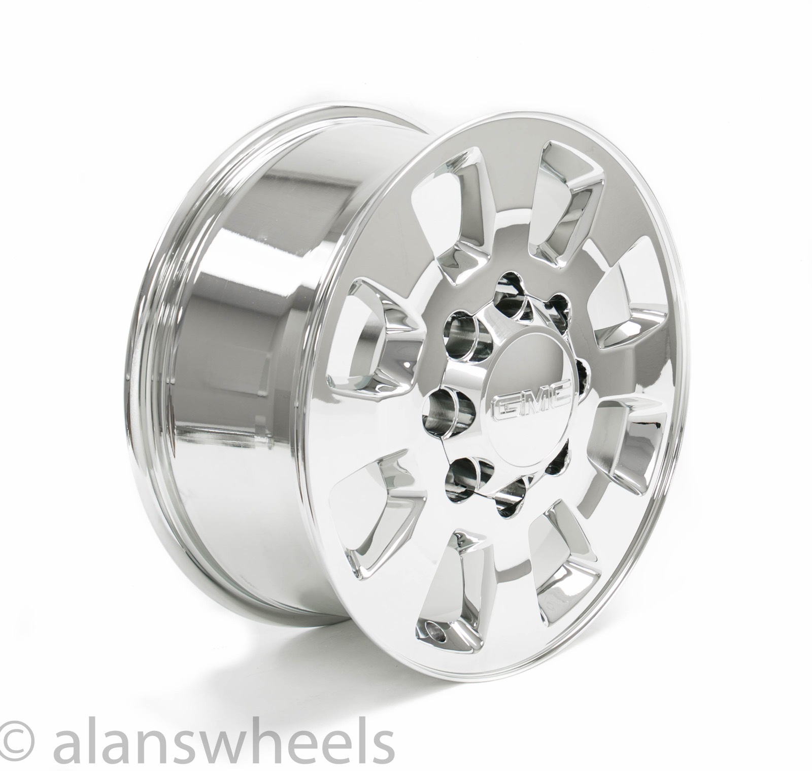 4 NEW GMC Sierra HD 2500 3500 8 Lug 18” Chrome 8x6.5" Wheels Rims Yukon ...