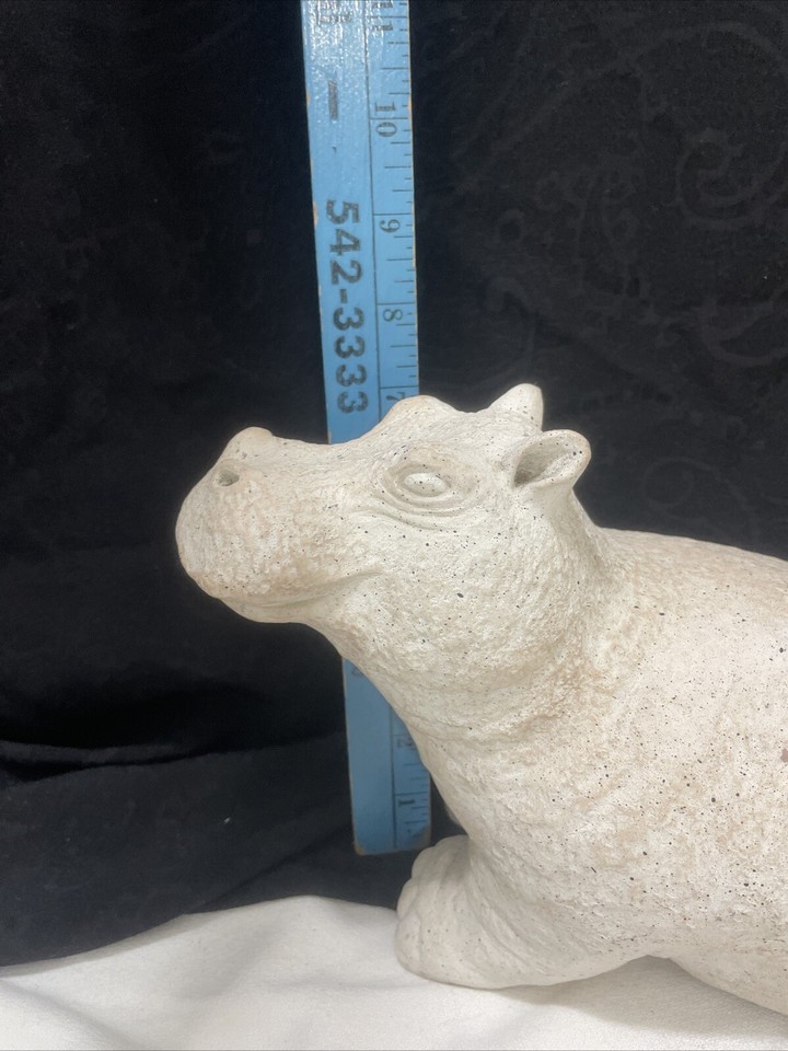 Vintage 1980 Austin Productions Standing Hippo Sculpture Paul Bellardo ...