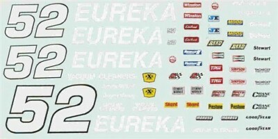 JNJ 148 #52 Eureka 1988-Jimmy Means 1/24 Nascar waterslide decal | eBay