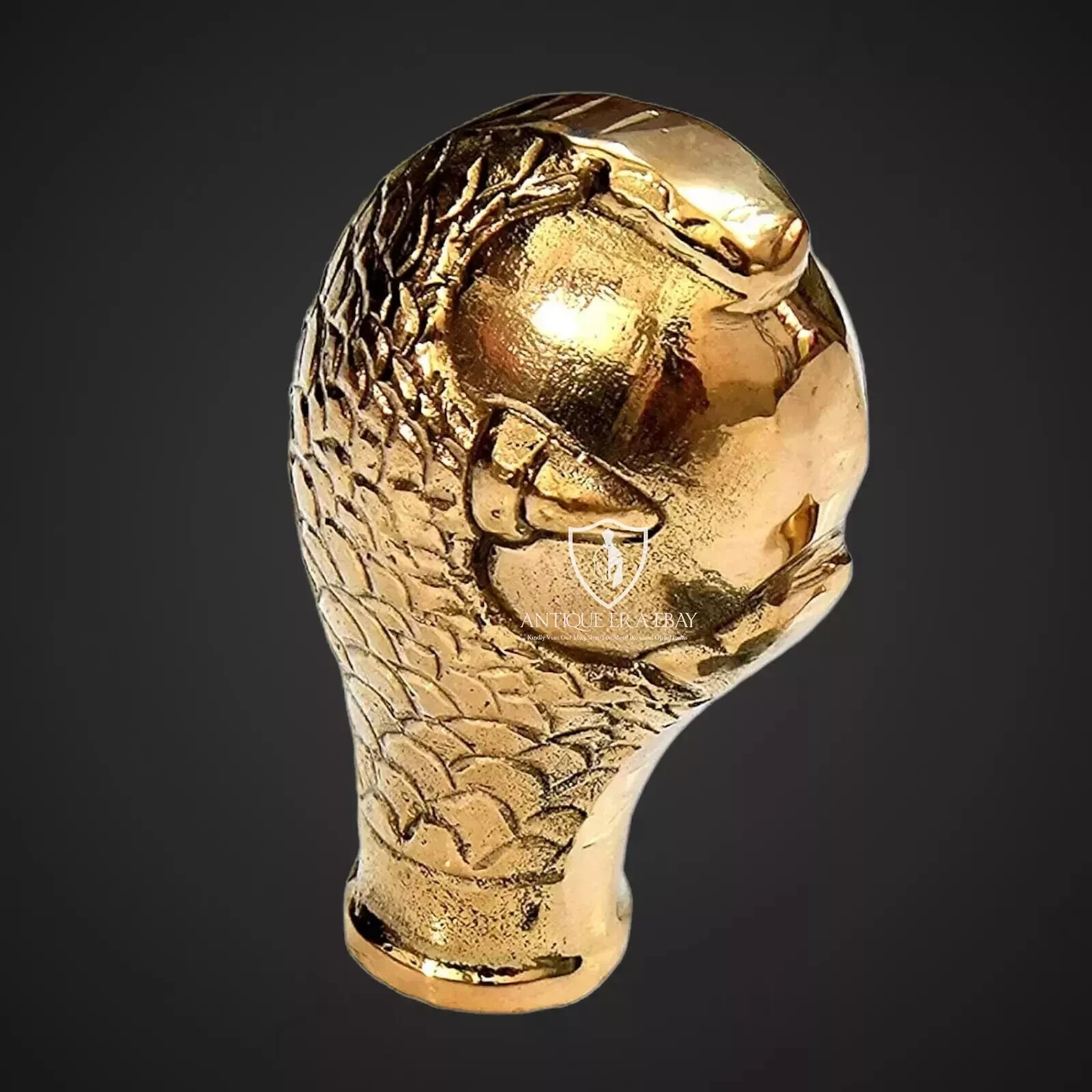 Egg In Eagle Claw Cane Head Brass Designer Handle ONLY Wooden Walking ...