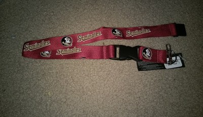 NCAA Florida State Seminoles Red Breakaway Lanyard Keychain NWT Free ...