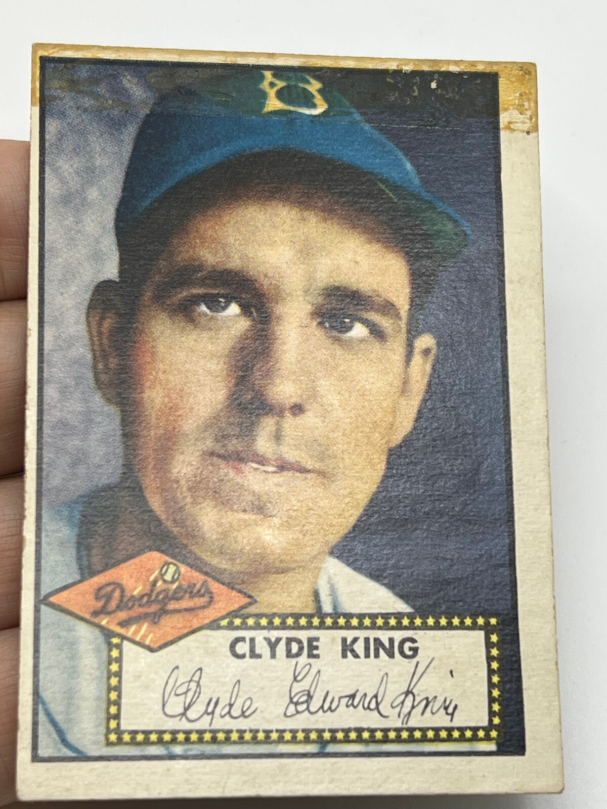 1952 Topps #205 Clyde King Brooklyn Dodgers Baseball Card | eBay