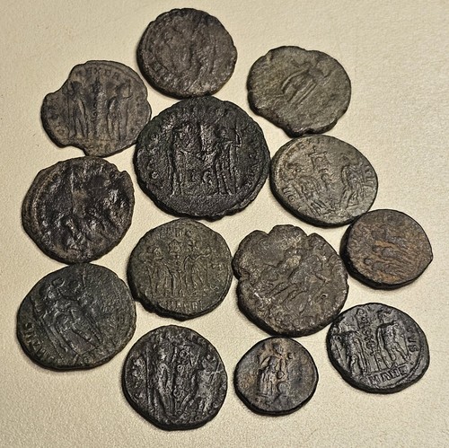 Lot of 13 Late Roman Coins (good reverse types) | eBay