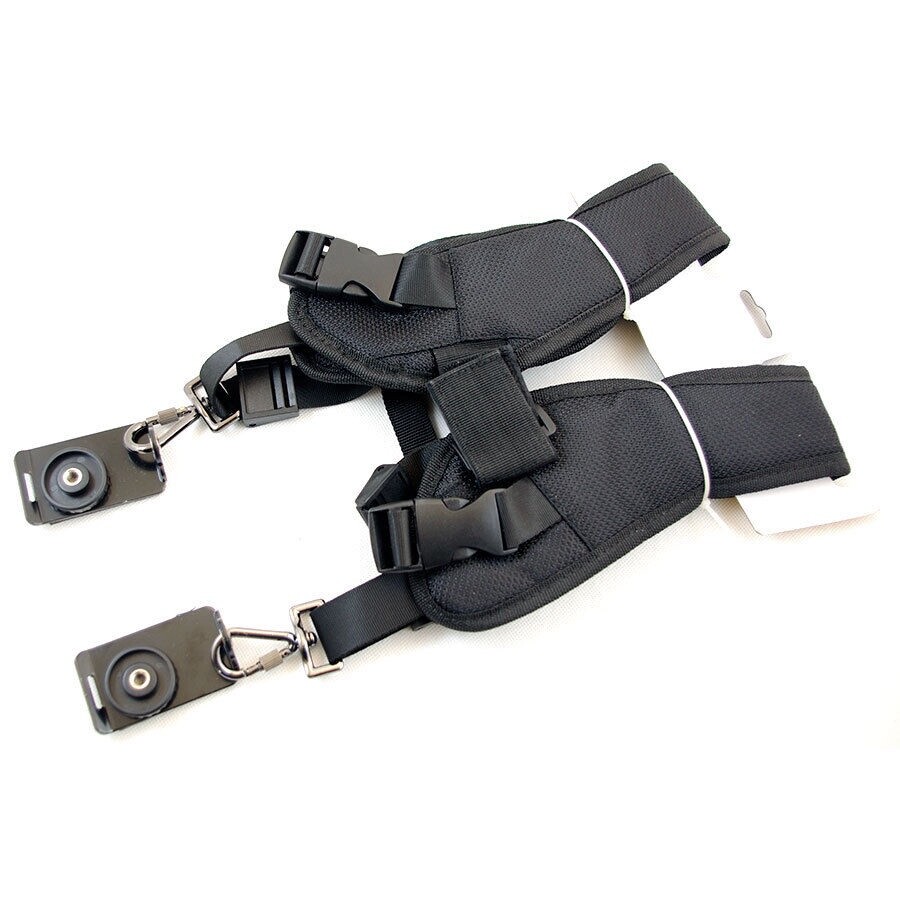 Quick Rapid Double Dual Shoulder Sling Belt Strap For 2/Two DSLR ...