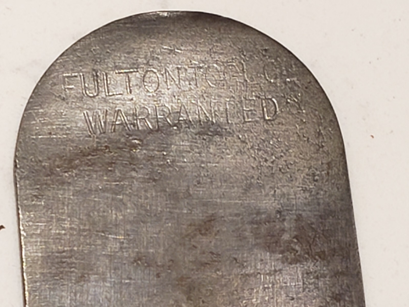 Vtg FULTON TOOL Co. WARRANTED 5 1/4" Long 1.25" Blade Woodworking ...