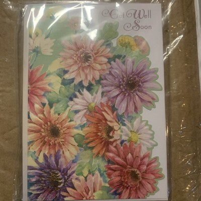 Carol Wilson Embossed Get Well Soon Greeting Cards 6pk | eBay