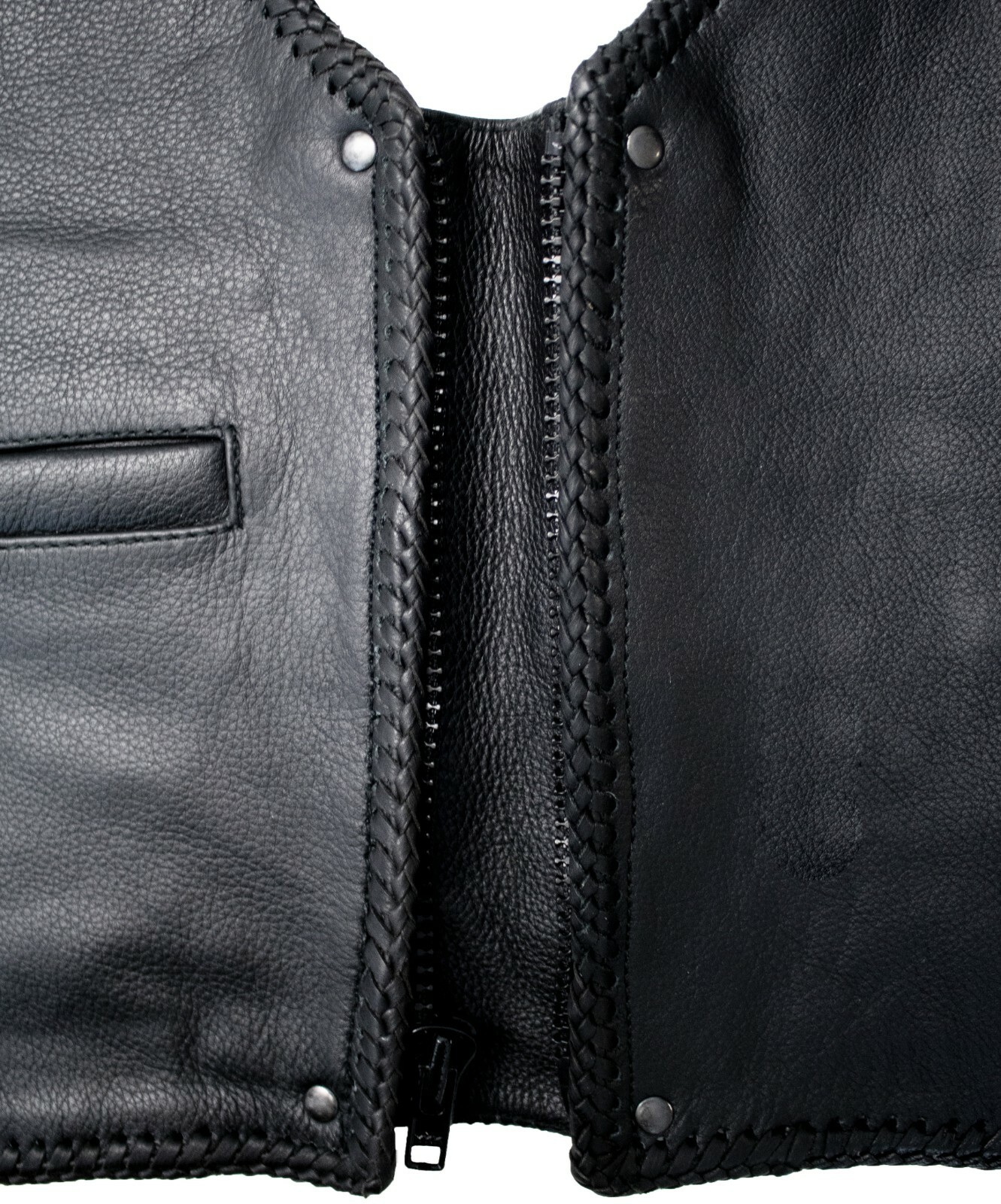 Herren Biker Motorrad Lederweste Kutte Lederkutte Chopperweste ...