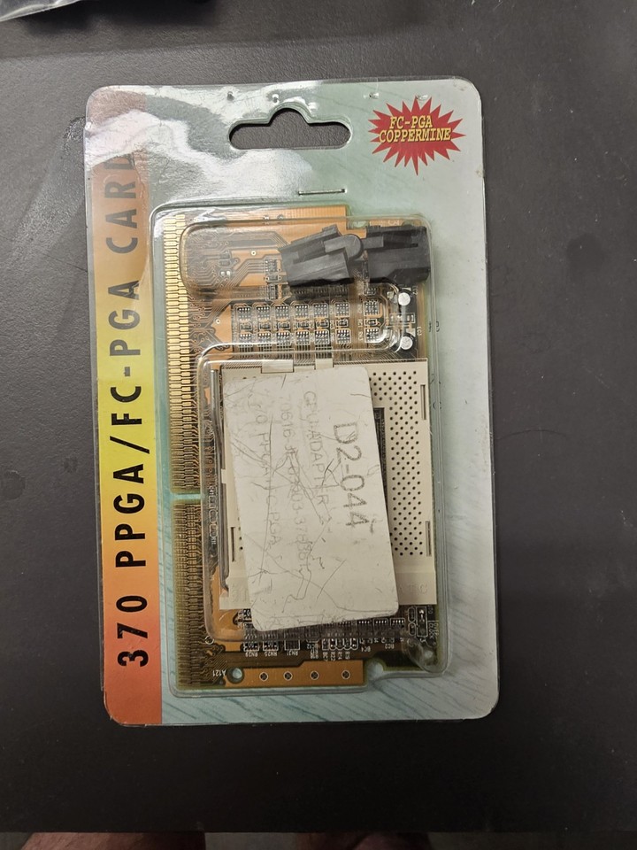 370PPGA REV:1.0 CPU SOCKET 370 TO BOARD SLOT 1 ADAPTER FC PGA CARD NEW ...