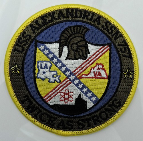 USS Alexandria SSN 757 Submarine Patch | eBay