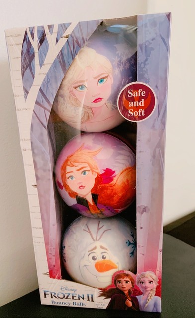 Frozen 2 Disney Bouncy Ball Set Includes 3 Foam Balls for All Ages for ...