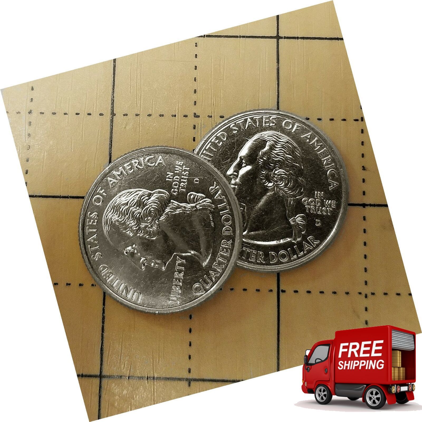 2-Headed Quarter Magic Trick (Free & Fast Shipping) | eBay