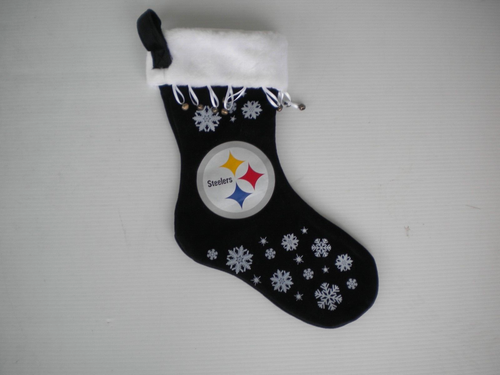 Pittsburgh Steelers NFL Christmas Stocking With Bells | eBay