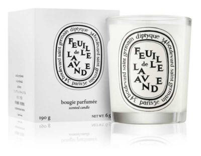 Diptyque Lavender Feuille de Lavande Scented Luxury Candle Pure ...