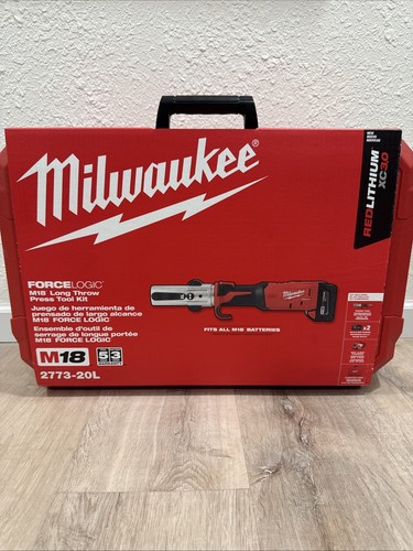 Milwaukee 2773-20L M18 Force Logic Long Throw Press Tool Kit | eBay