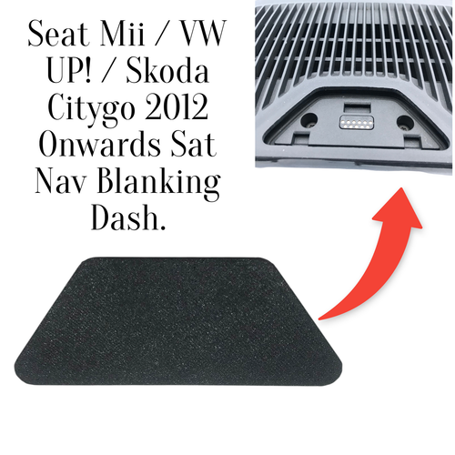VW Up Seat Mii Citigo Dash Cover Replacement 1S0035491 Sat Nav Phone ...