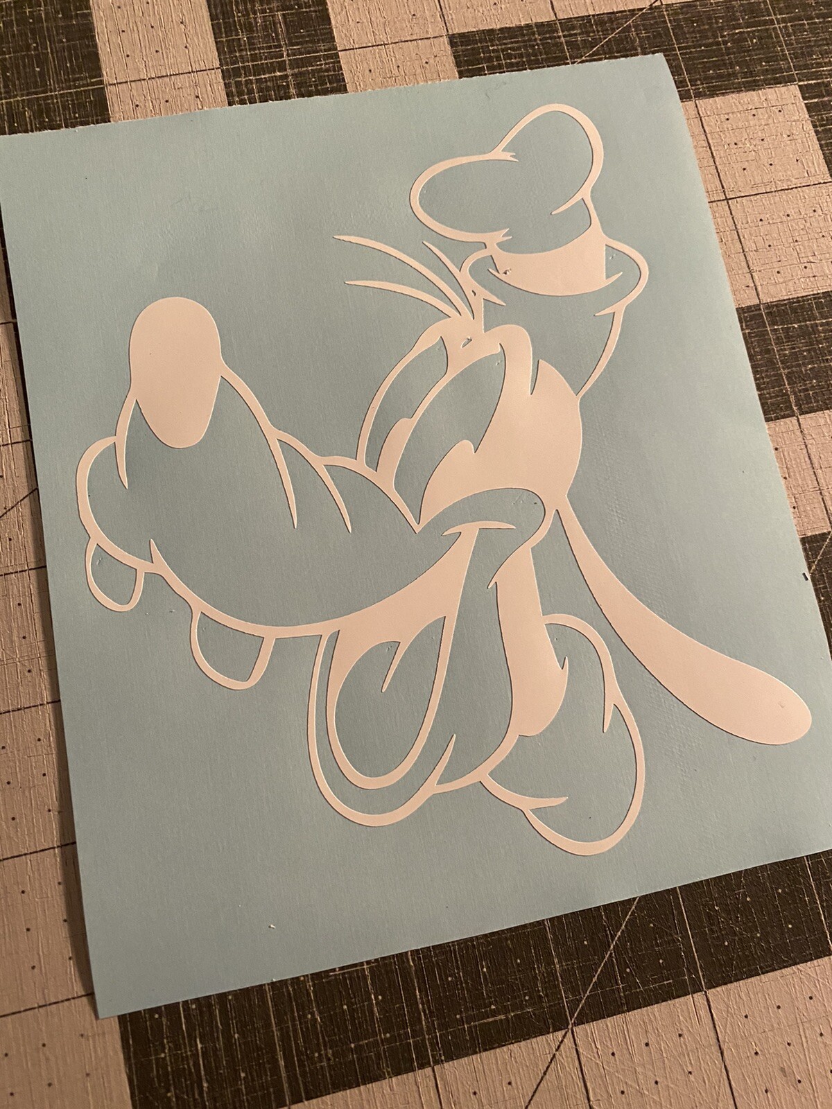 Vinyl Decal for Window - Goofy Face (Disney), Various Sizes & Colors | eBay