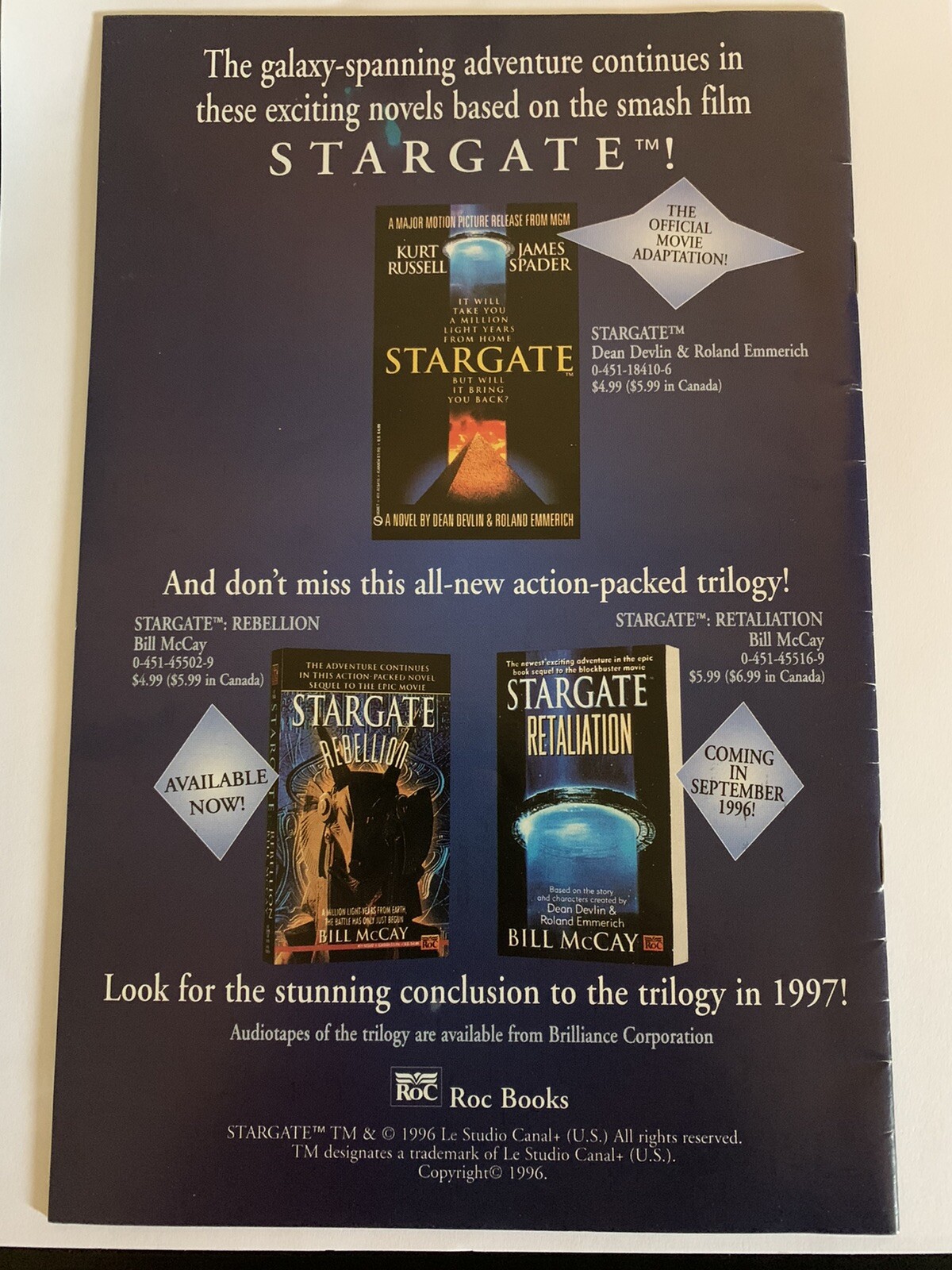 STARGATE 1 SPECIAL EDITION VERY HARD TO FIND COMIC | eBay