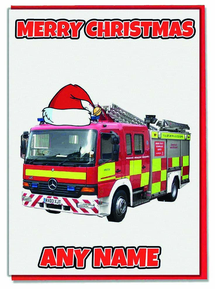 Fire Department Christmas Cards Firefighter Christmas Cards | Zazzle