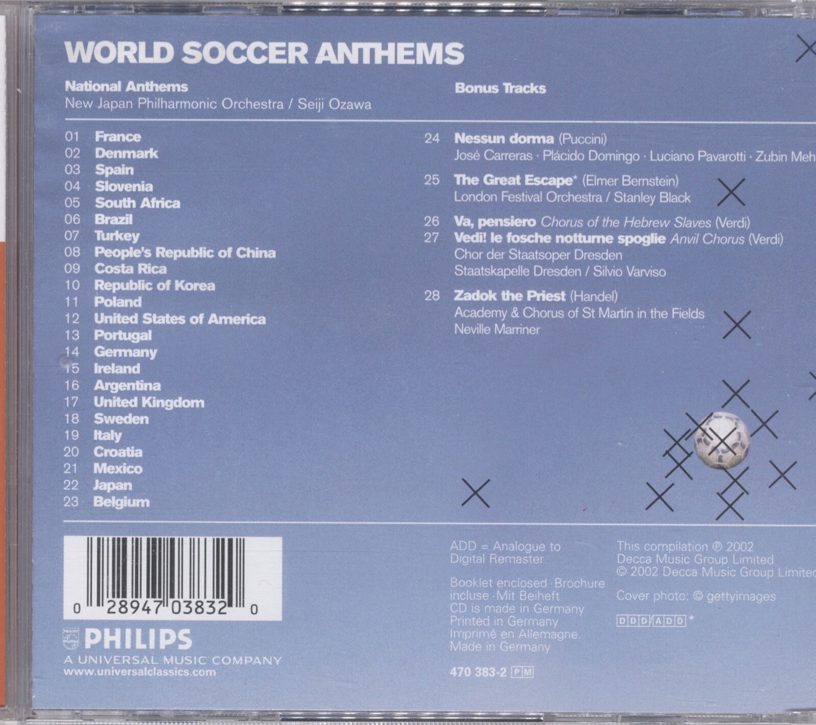 World Soccer Anthems CD A37 | eBay