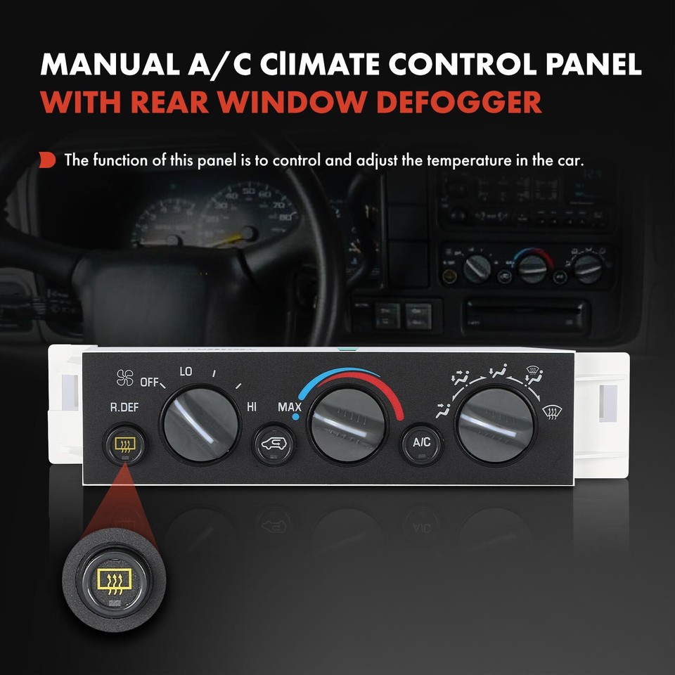 AC Heater Climate Control Module for Chevy C1500 2500 K1500 2500 Tahoe ...