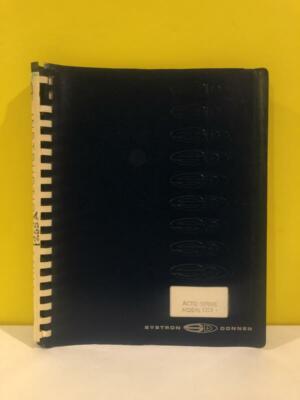 Manuals & Books - Systron Donner Model