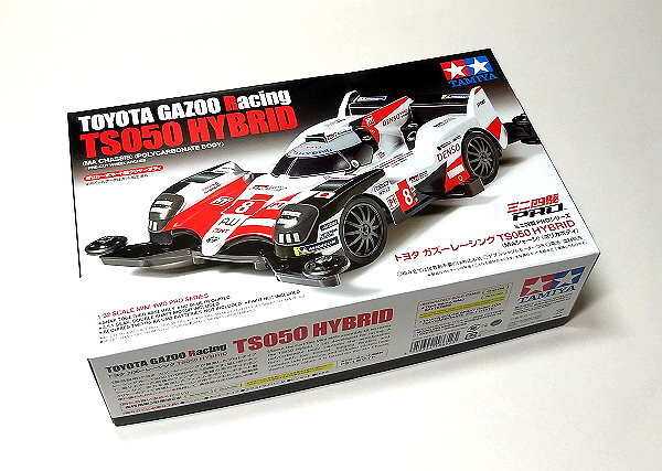Tamiya Model Mini 4WD Racing Car 1/32 TOYOTA GAZOO RACING TS050 HYBRID ...