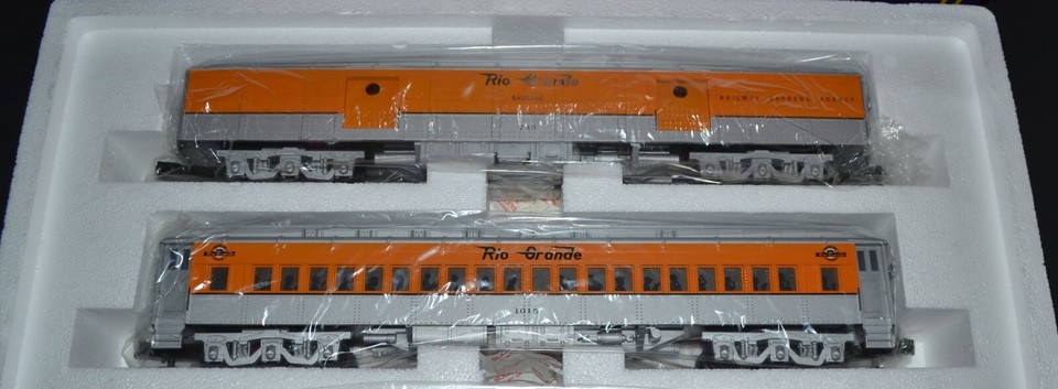 MTH NEW MT-4003 Denver Rio Grande Scale Madison 5 Car Passenger Set O 3 ...
