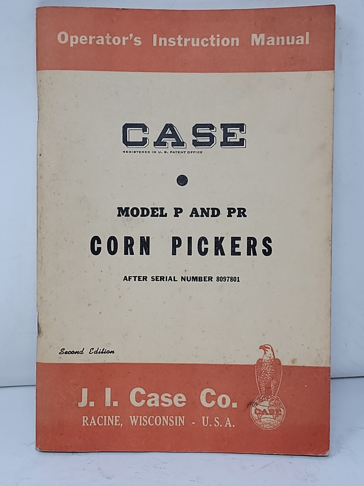 CASE Model P and PR Corn Pickers Operators Manual Vintage | eBay